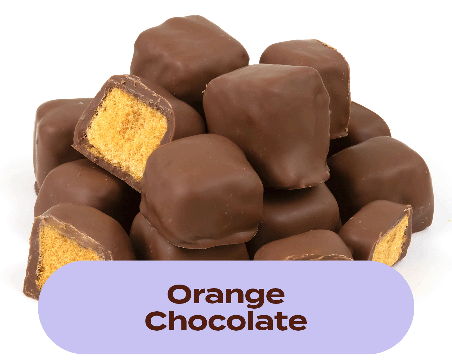 Orange Chocolate Sponge Candy | SpongeCandy.com